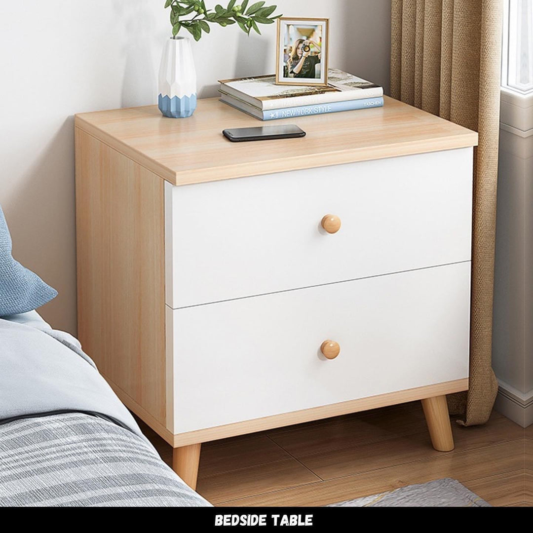ตู้ข้างเตียงไม้ มินิมอล ( BC031 ) – leaves_mall